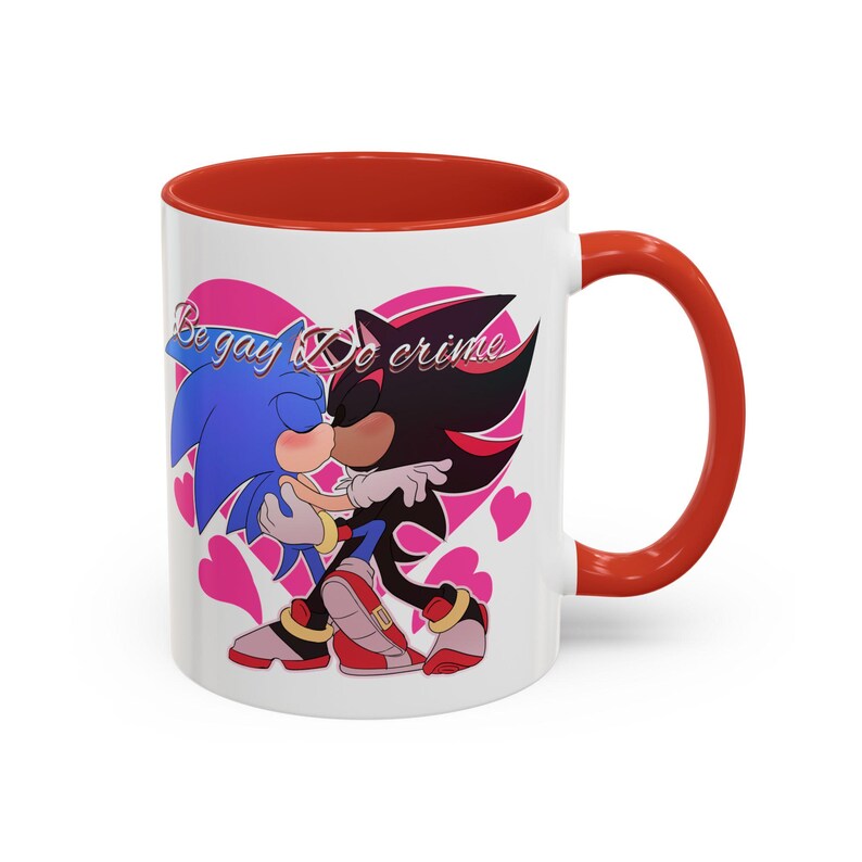 Sonic X Shadow Sonadow Coffee Mug, Perfect Gift for Sonic Fans ...