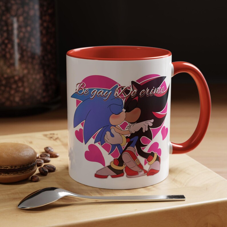Sonic X Shadow Sonadow Coffee Mug, Perfect Gift for Sonic Fans ...