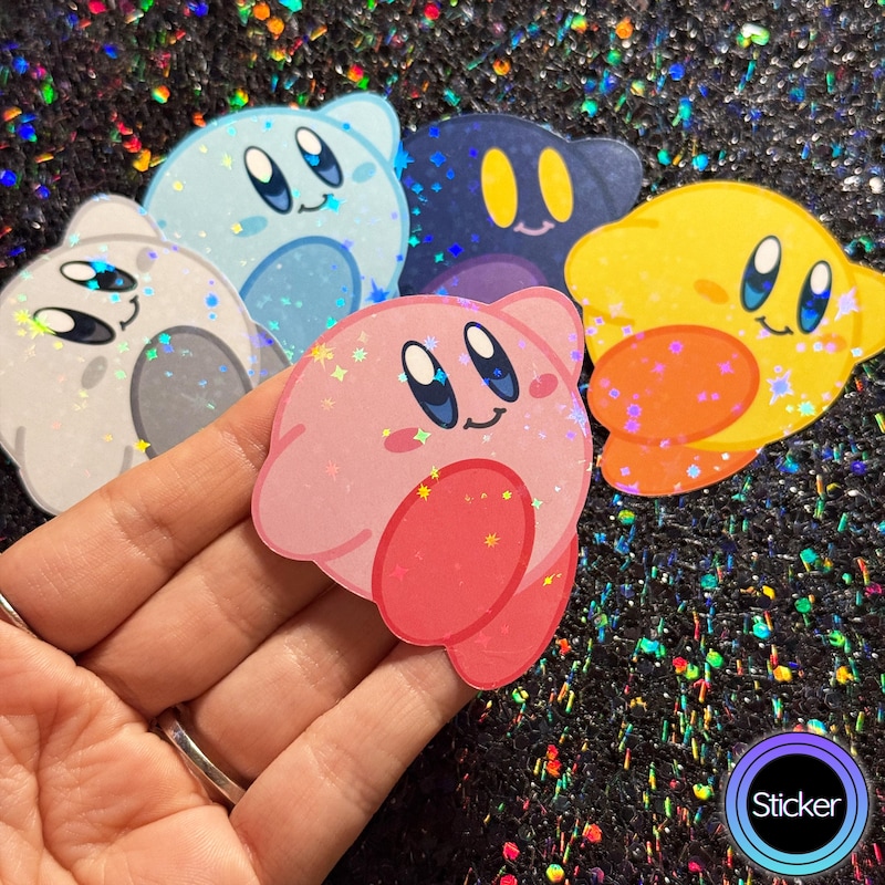 Kirby Sticker - Etsy