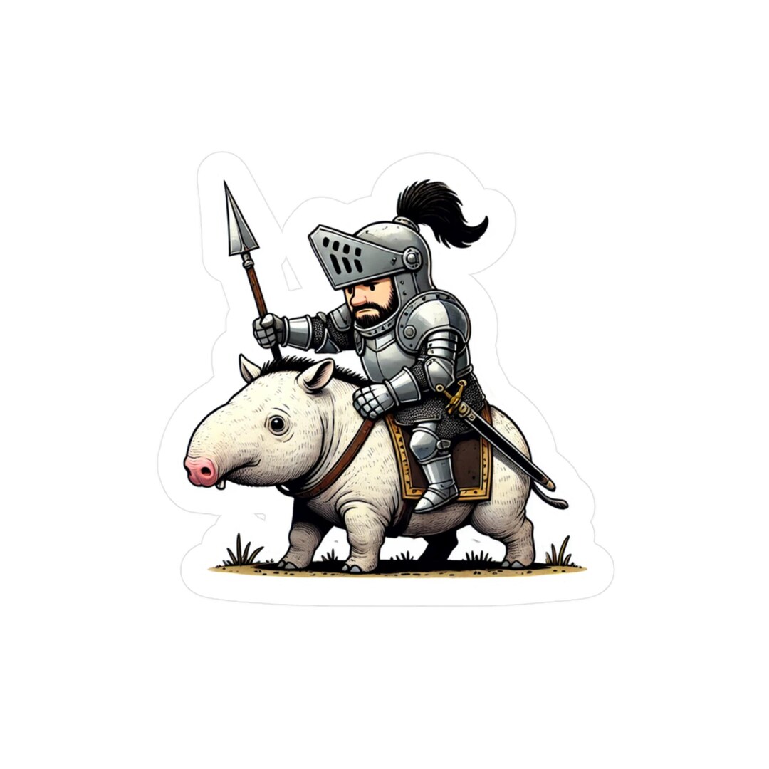 Tapir Knight Sticker Quirky Ex-mormon Humor, Book of Mormon Satire ...