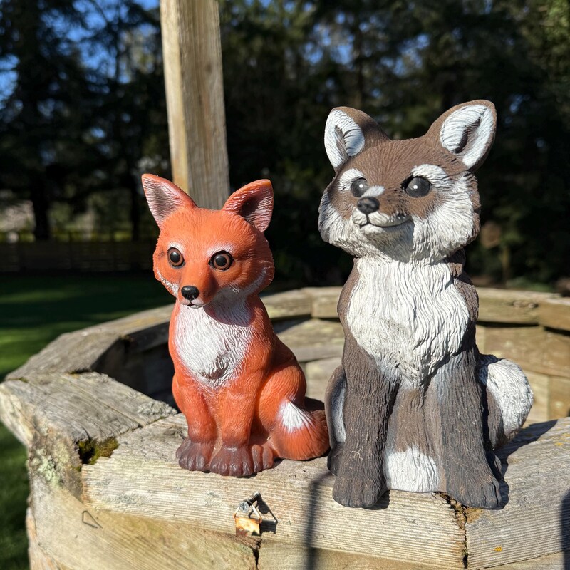 Fox Figurine - Etsy