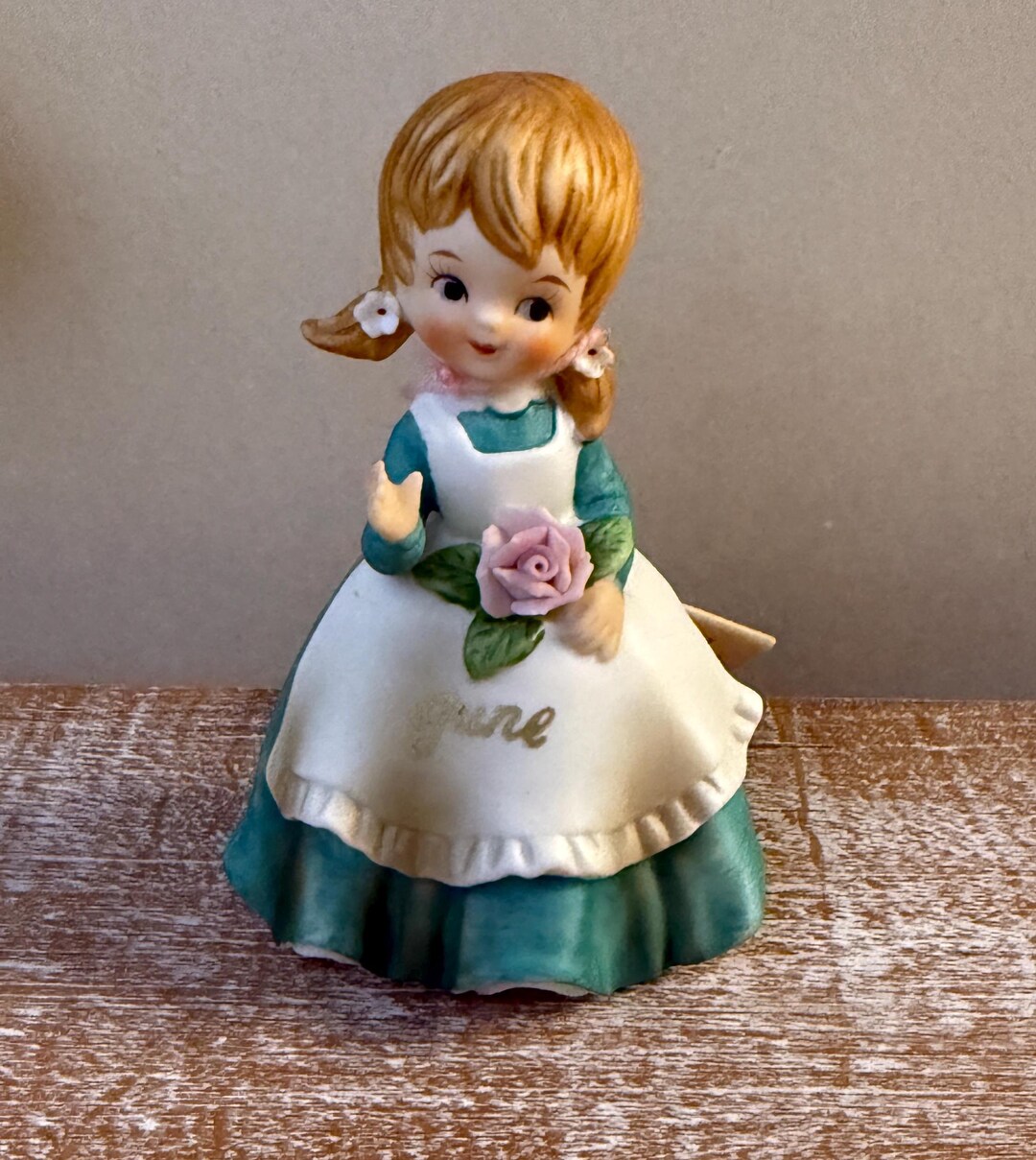 Vintage ~ KELVIN Porcelain Birthday Girl ~ June Rose C-775 Figurine ...