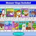 Multiplication Color by Number/winter Theme-english & Spanish - Etsy