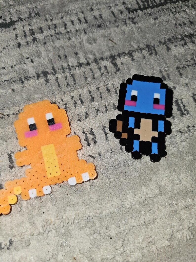 Mini Starter Pokemon Perler Beads - Etsy