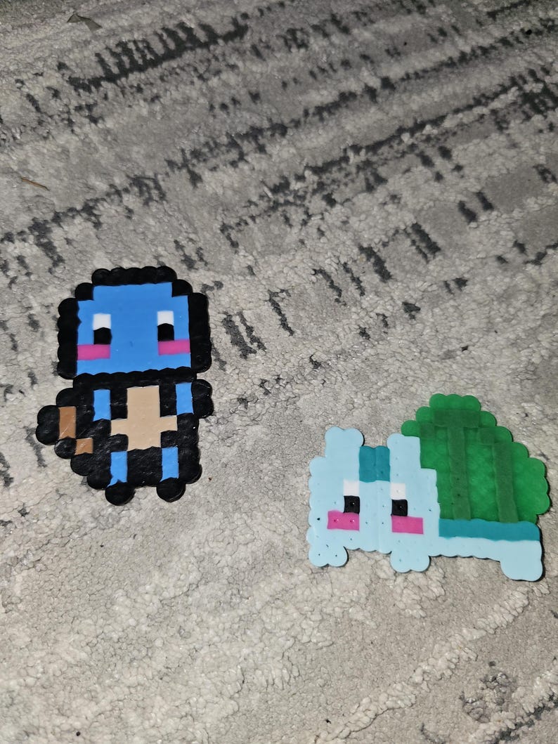 Mini Starter Pokemon Perler Beads - Etsy