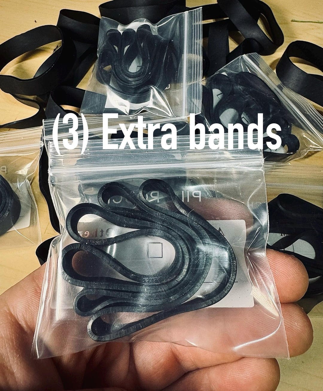 5pk - 3 Military Grade Rubber Bands, Strength, Finger Bands, Resistance ...