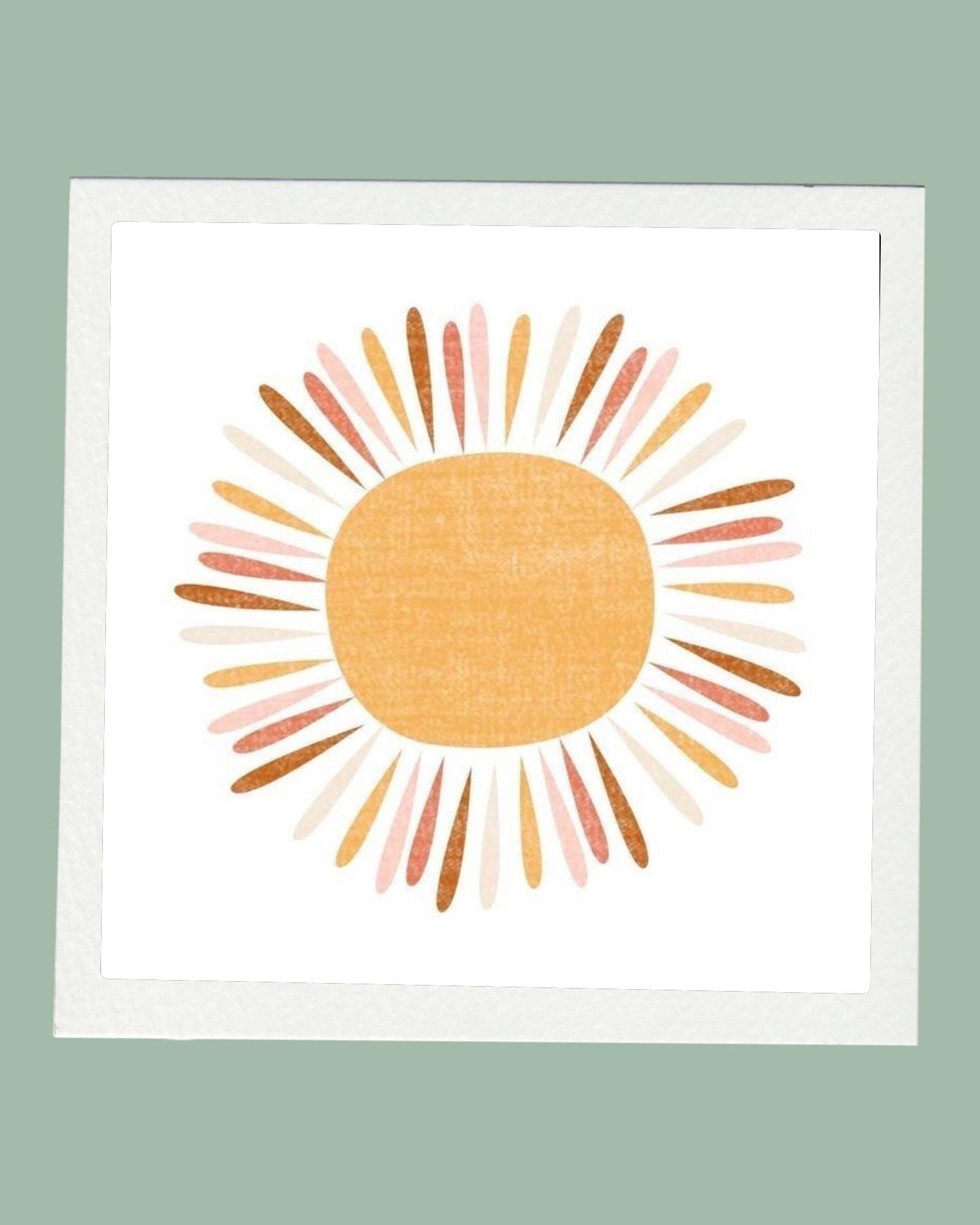Sunshine Wall Art Printable Image - Etsy