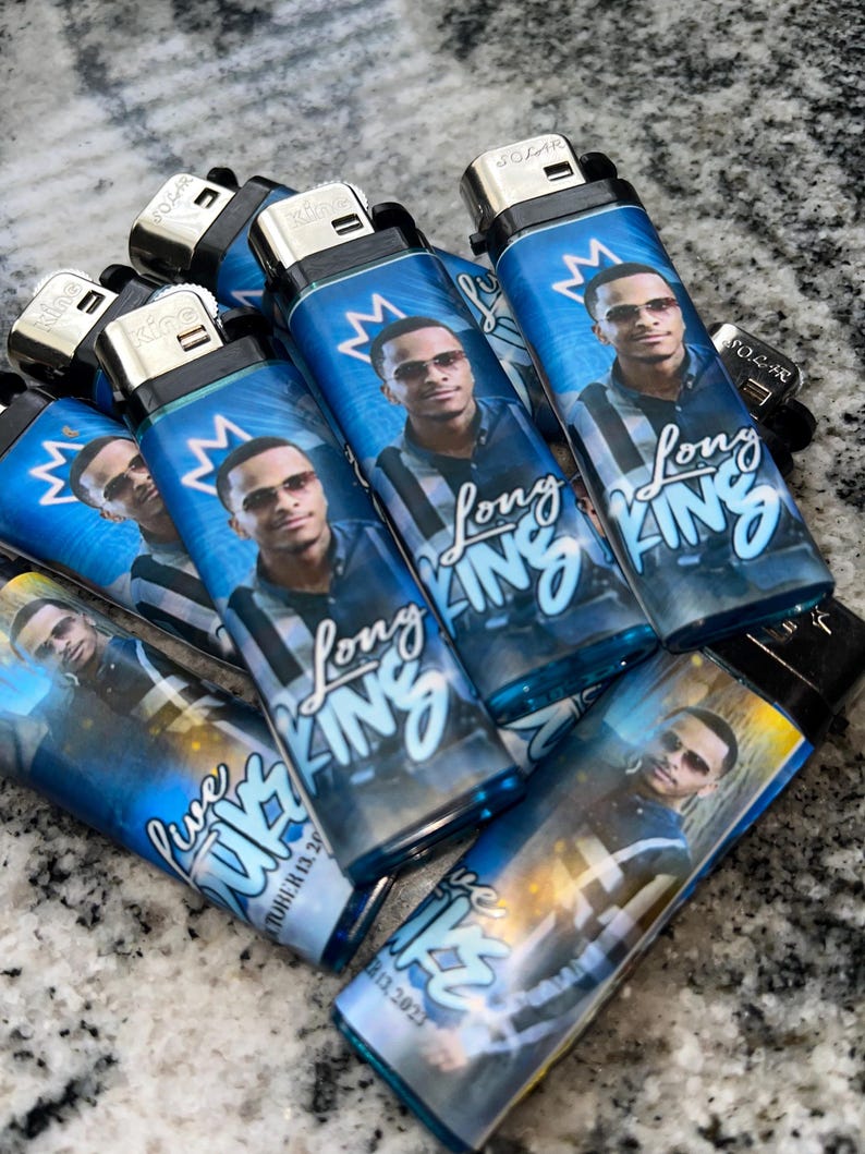 Custom Lighters / Personalized Lighters - Set of 6 - Etsy