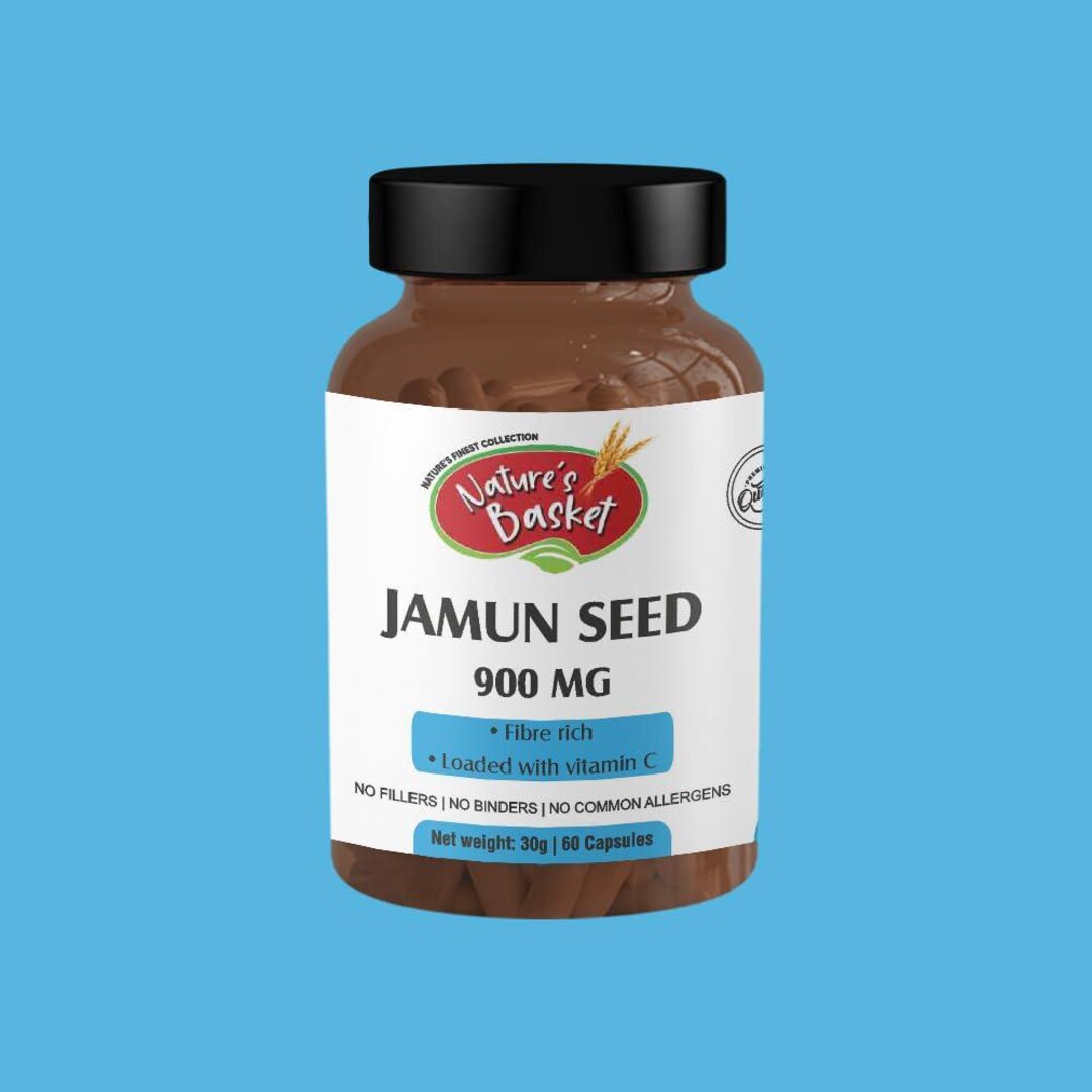 Nature's Basket Jamun Seed Powder Capsule - 60 Capsules - Etsy