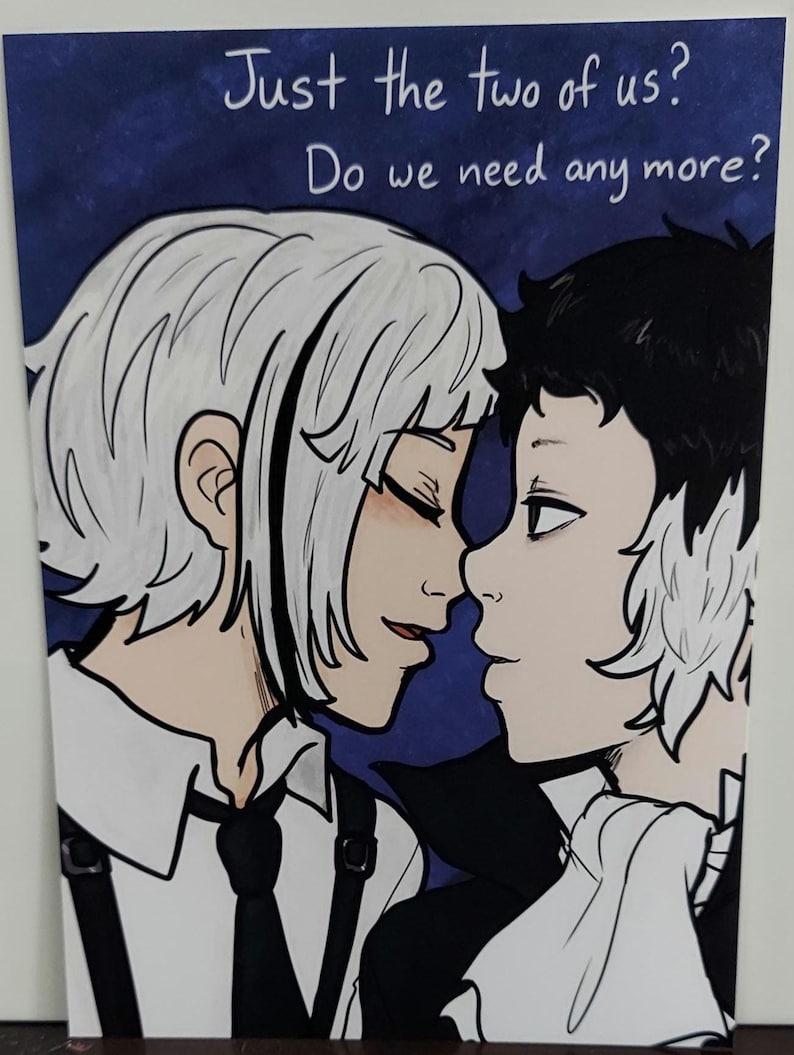 Together to the End Akuatsu Shin Soukoku BSD | 8.5x11 and 5x7 Art ...