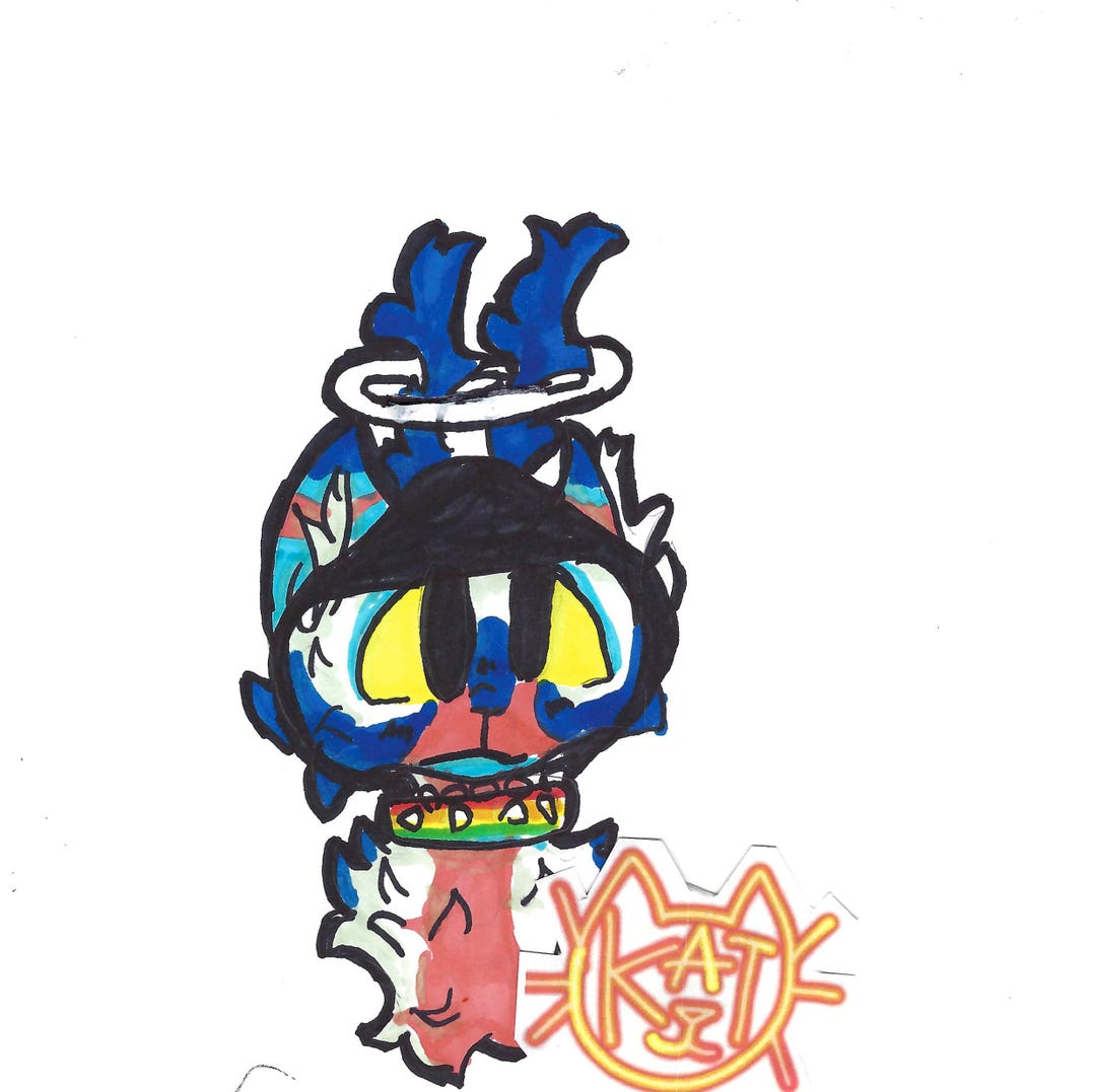 Cat Sprinkle. Cartoon. Warrior Cat Inspired. Young Artist. - Etsy