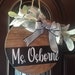 Personalized Teacher Custom Farmhouse Classroom Sign. Custom Teacher ...