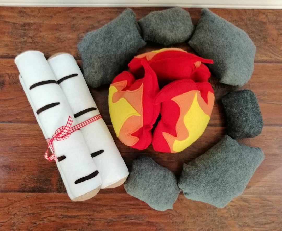 Made to Order. Imaginative Pretend Play Eco Felt Campfire Fire Pit With ...