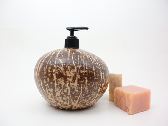 Items similar to Natural Coconut Dispenser CHUNKY on Etsy