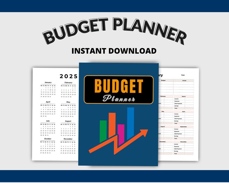 Modern Budget Planner Diary, Personal Finance Tracker, Budget Goal ...