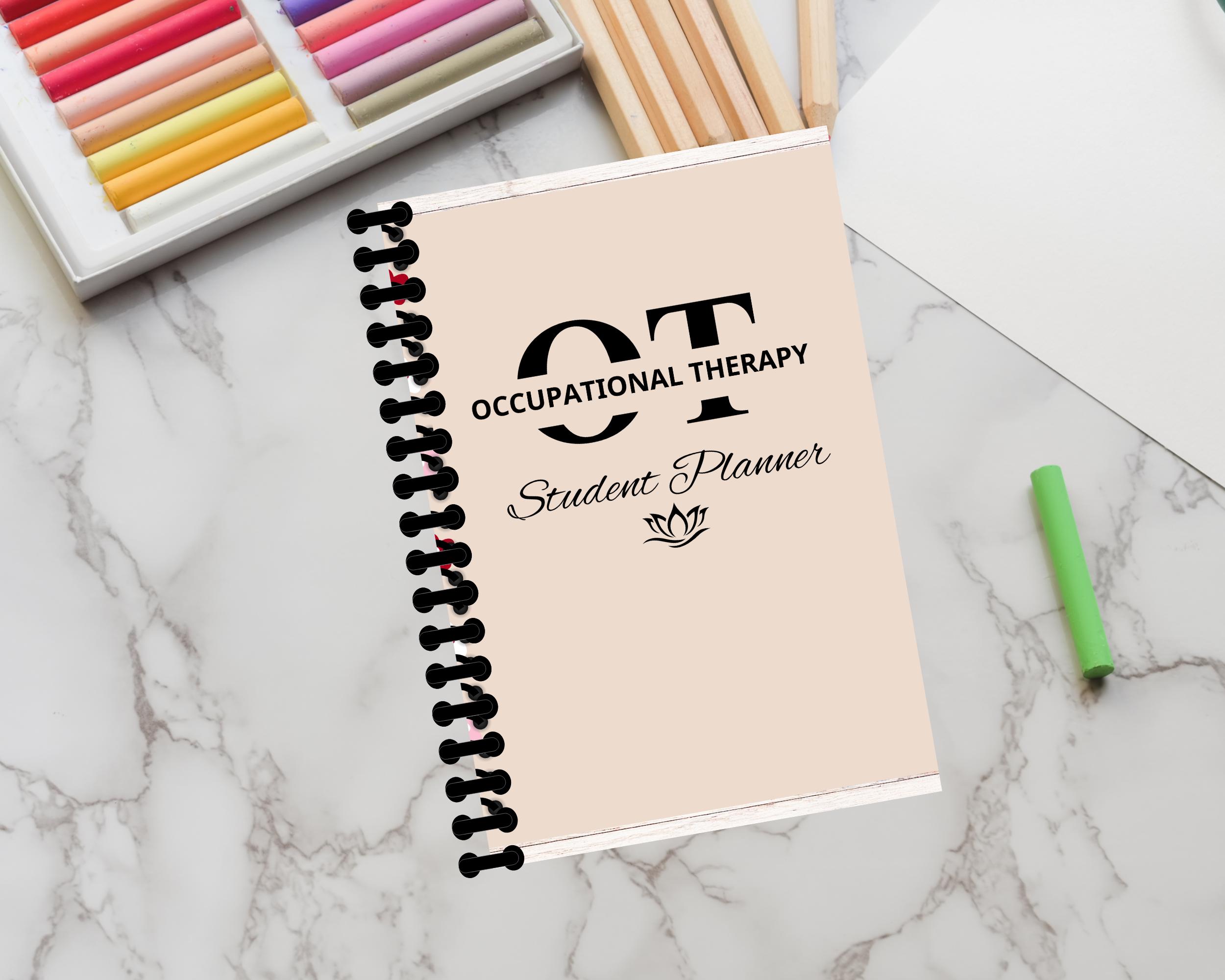 Digital Occupational Therapy Student Planner, Hyperlinked Planner, OT ...