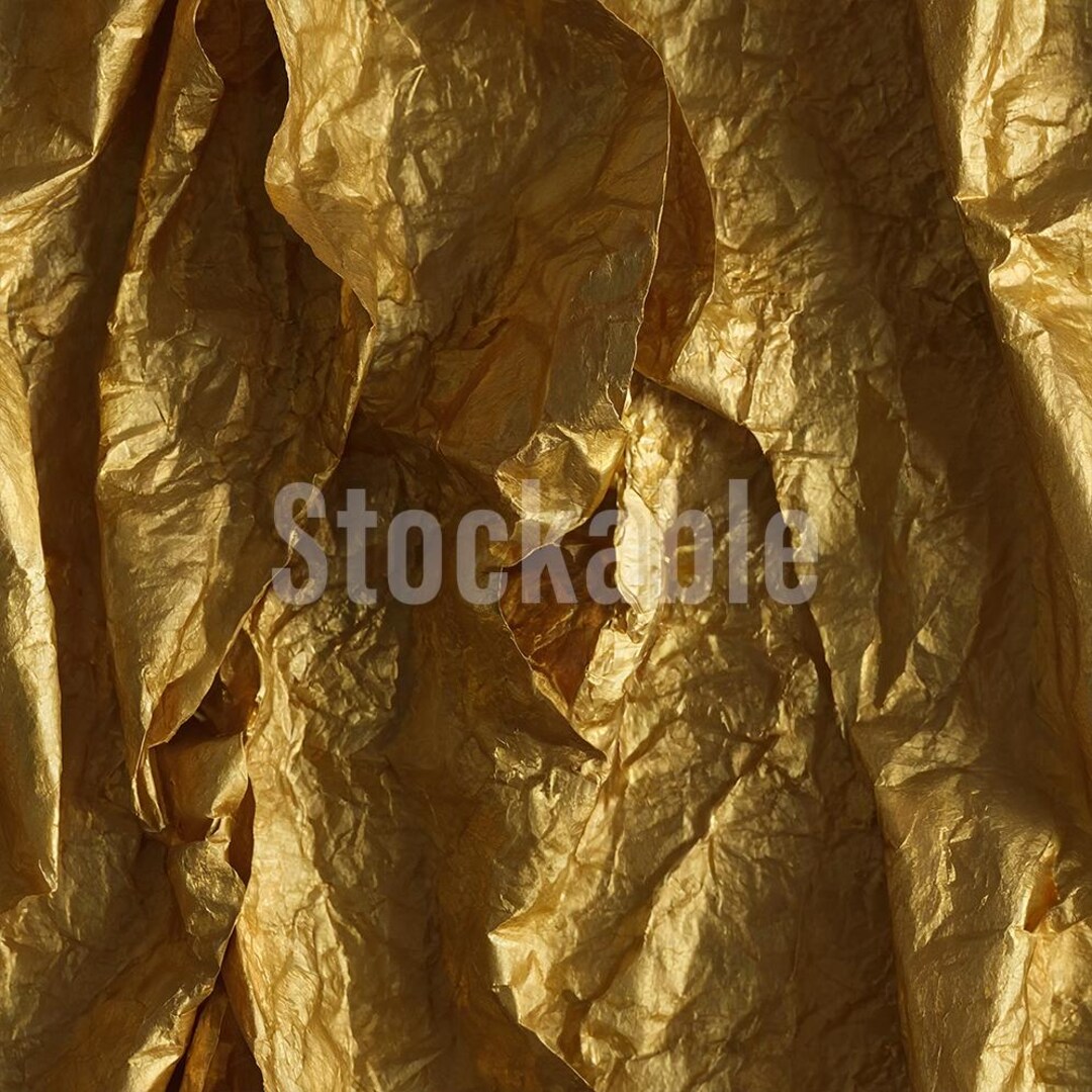 Seamless Black Gold Crumbled Paper Background - Etsy