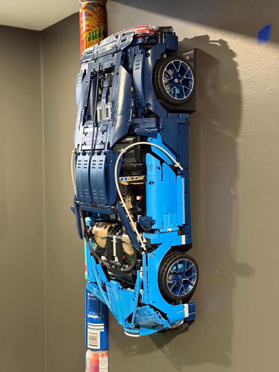 LEGO Bugatti Chiron 42083 3D Printed Wall Mount. Display Stand for LEGO ...