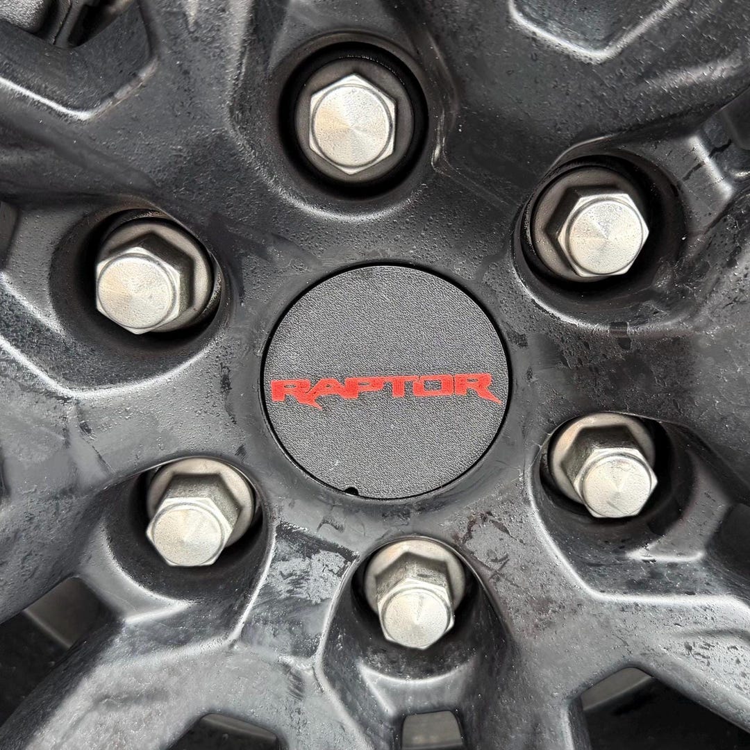 Ford Raptor 3D Printed Center Caps, Custom Logo, Ford Raptor Truck ...