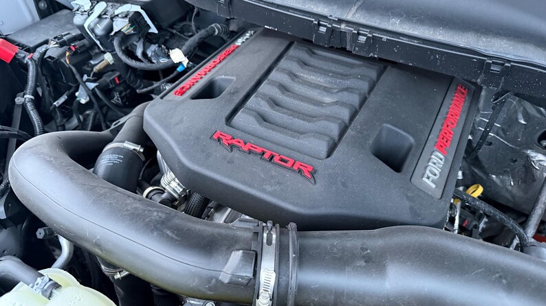 3D Printed Ford Raptor Logo for Engine Cover. Custom Truck Accessory ...