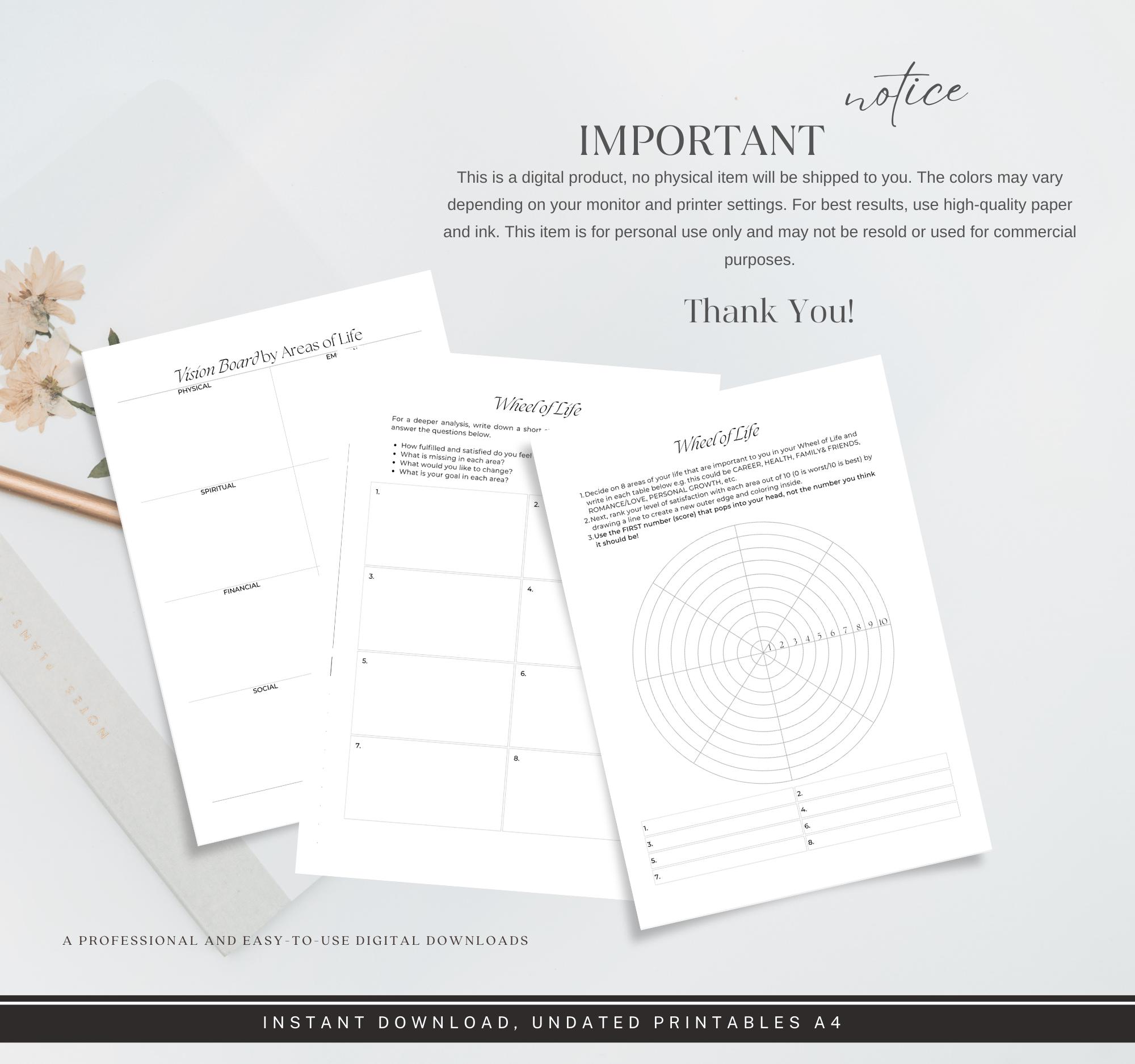 Self-assessment Worksheets | Printable Personal Growth Worksheets ...