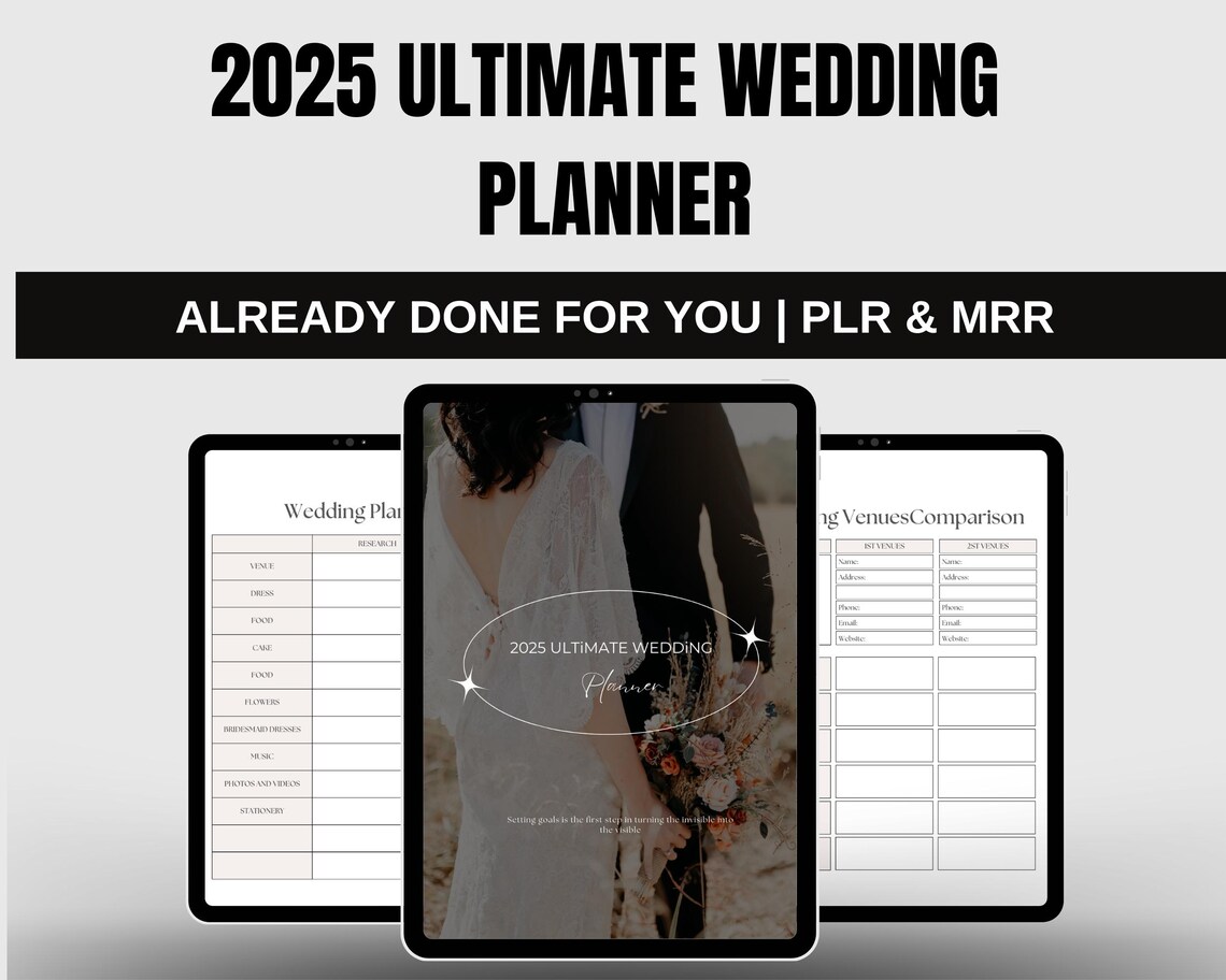 2025 Ultimate Wedding Planner | Printable Wedding Planner | Wedding ...