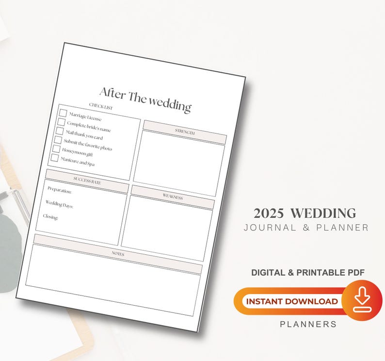2025 Ultimate Wedding Planner Printable Wedding Planner Wedding ...