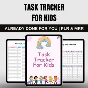Task Tracker for Kids | Printable Kids Task Planner | Chore Chart ...