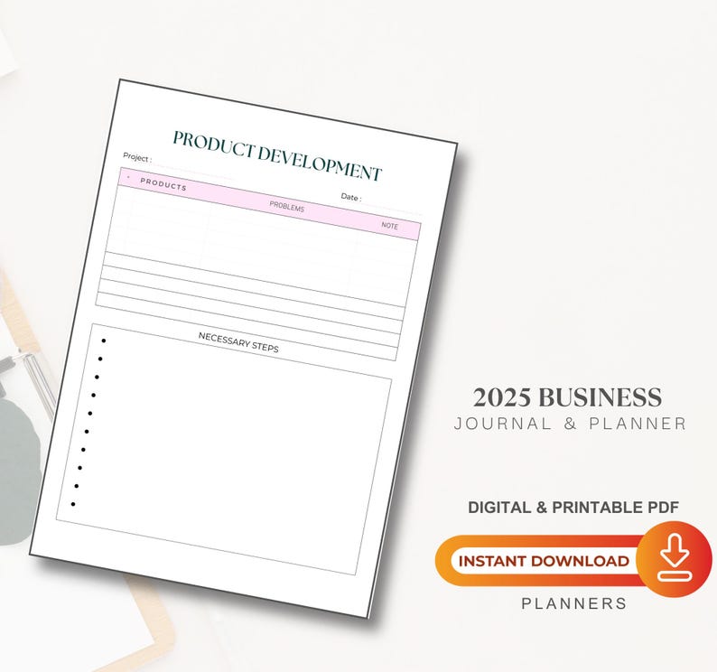 2025 Business Workbook | Annual Business Planner | Goal Setting ...
