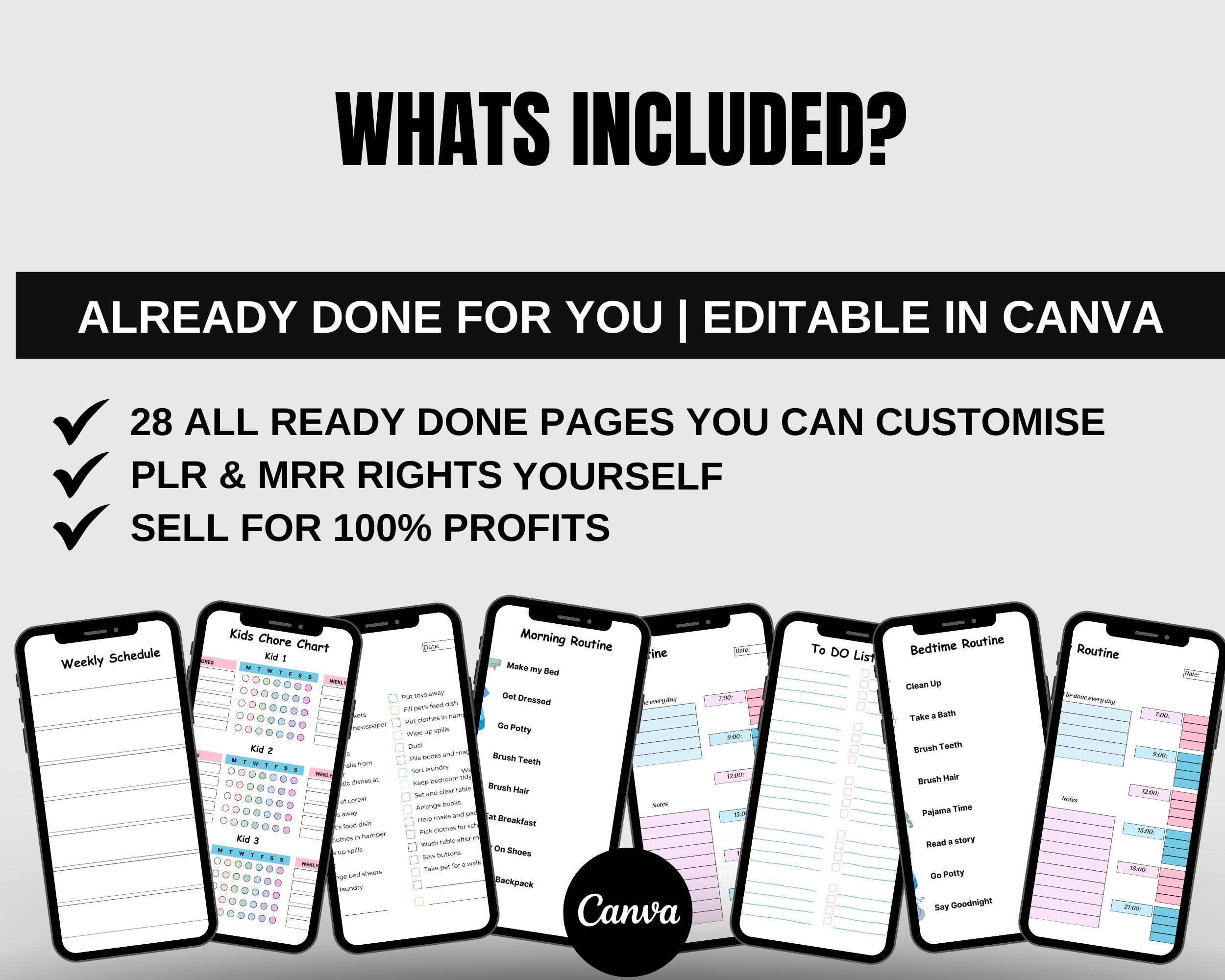 Task Tracker for Kids | Printable Kids Task Planner | Chore Chart ...