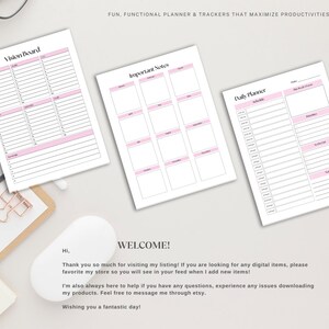 2025 Vision Board Planner | Goal Setting and Vision Board Template ...