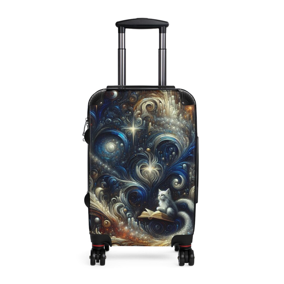Artistic Travel Suitcase - Whimsical Galaxy Design for Adventurers - Etsy