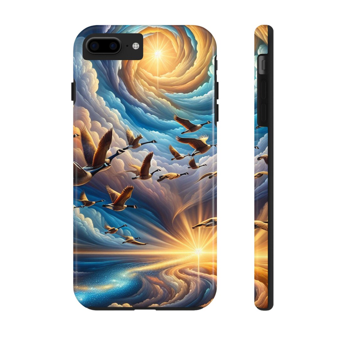 Serene Sunset Bird Phone Case - Outdoor Lovers Gift, Tough Protective ...