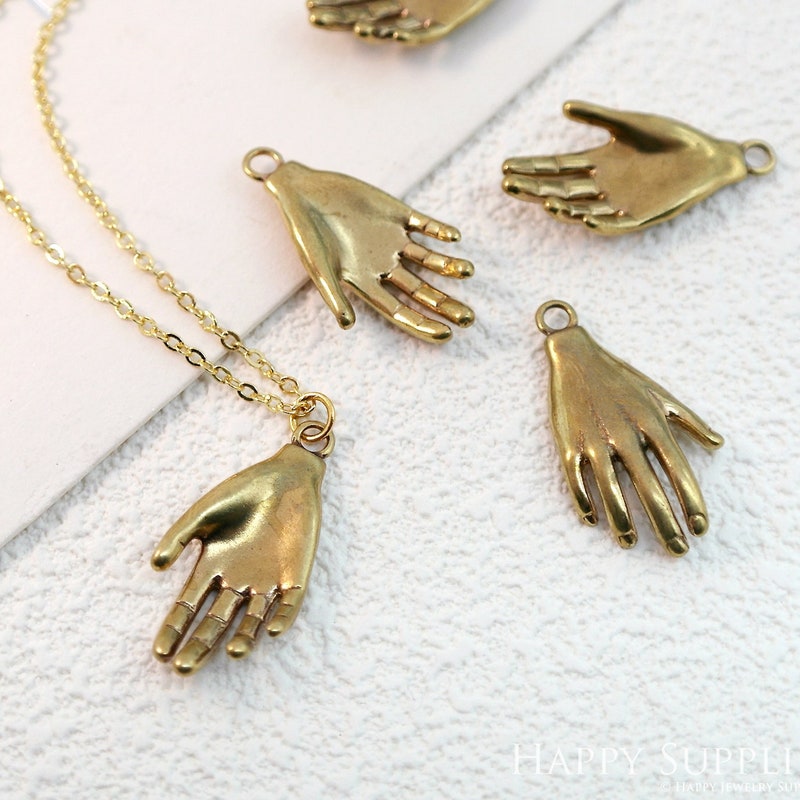 Brass Hand - Etsy