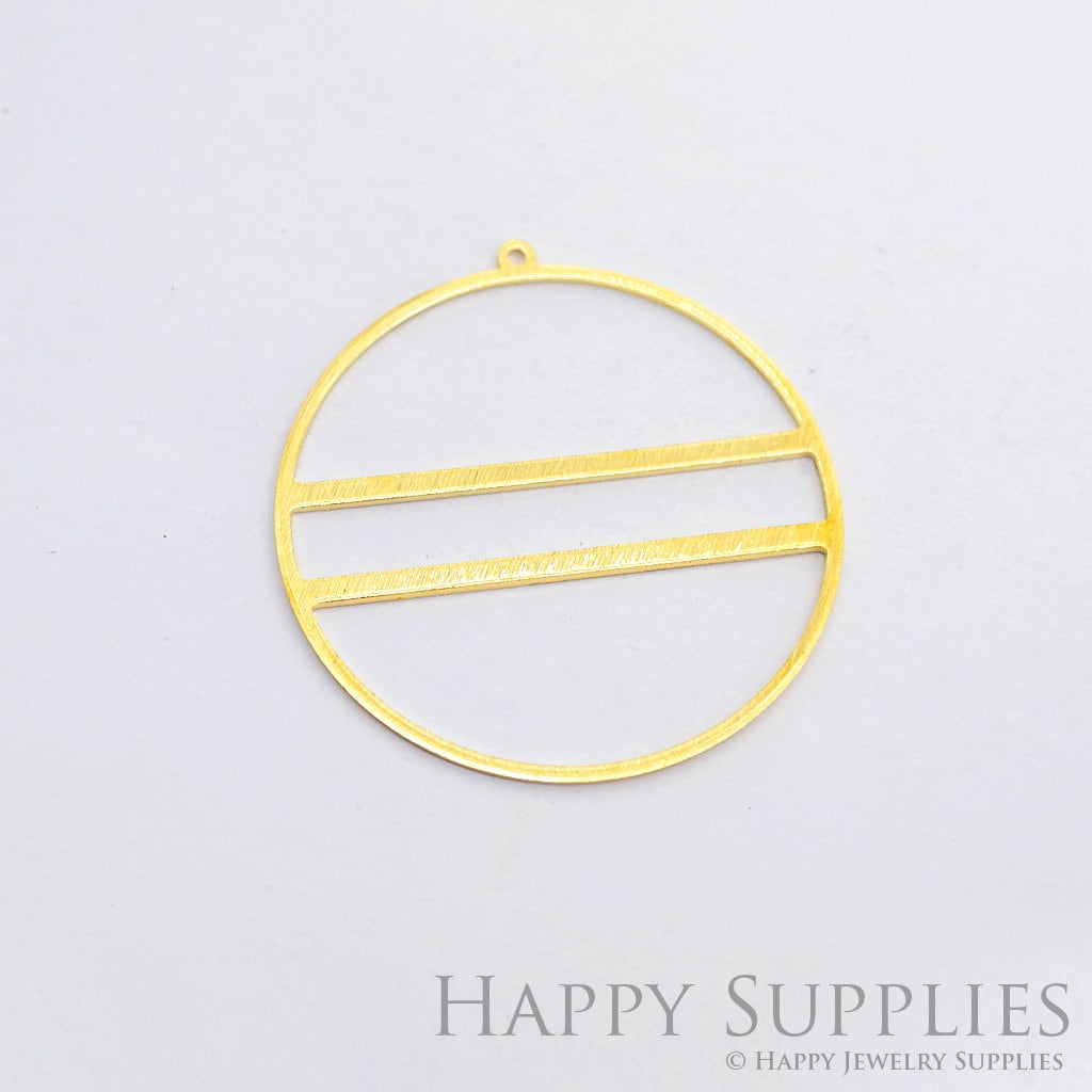 Brass Circle Charms Textured Circle Shaped Raw Brass Pendant - Etsy
