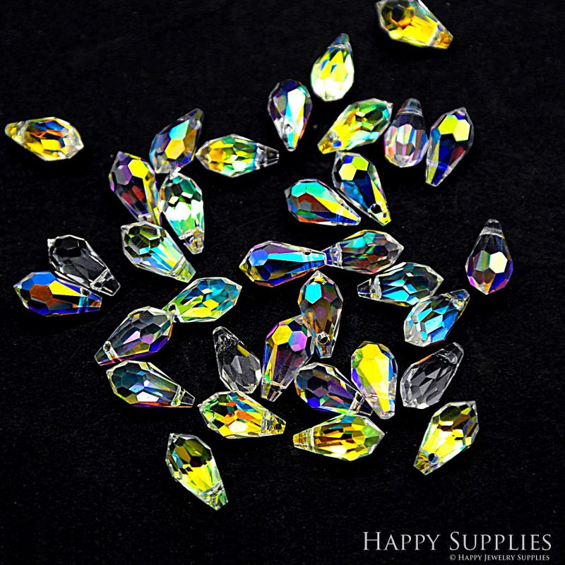 Glass Teardrop - Etsy