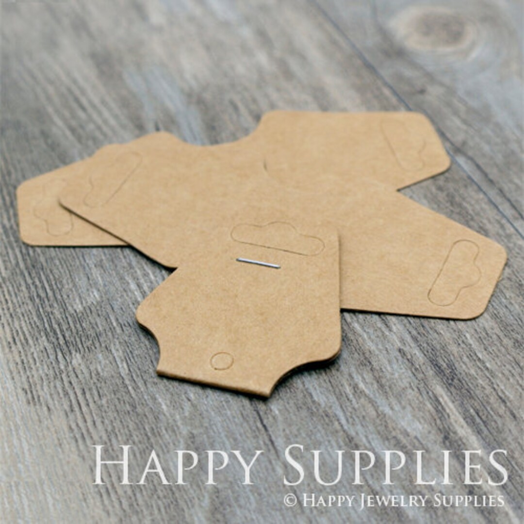 47X40MM Kraft Paper Necklace Cards/ Necklace Tag/ Earring - Etsy
