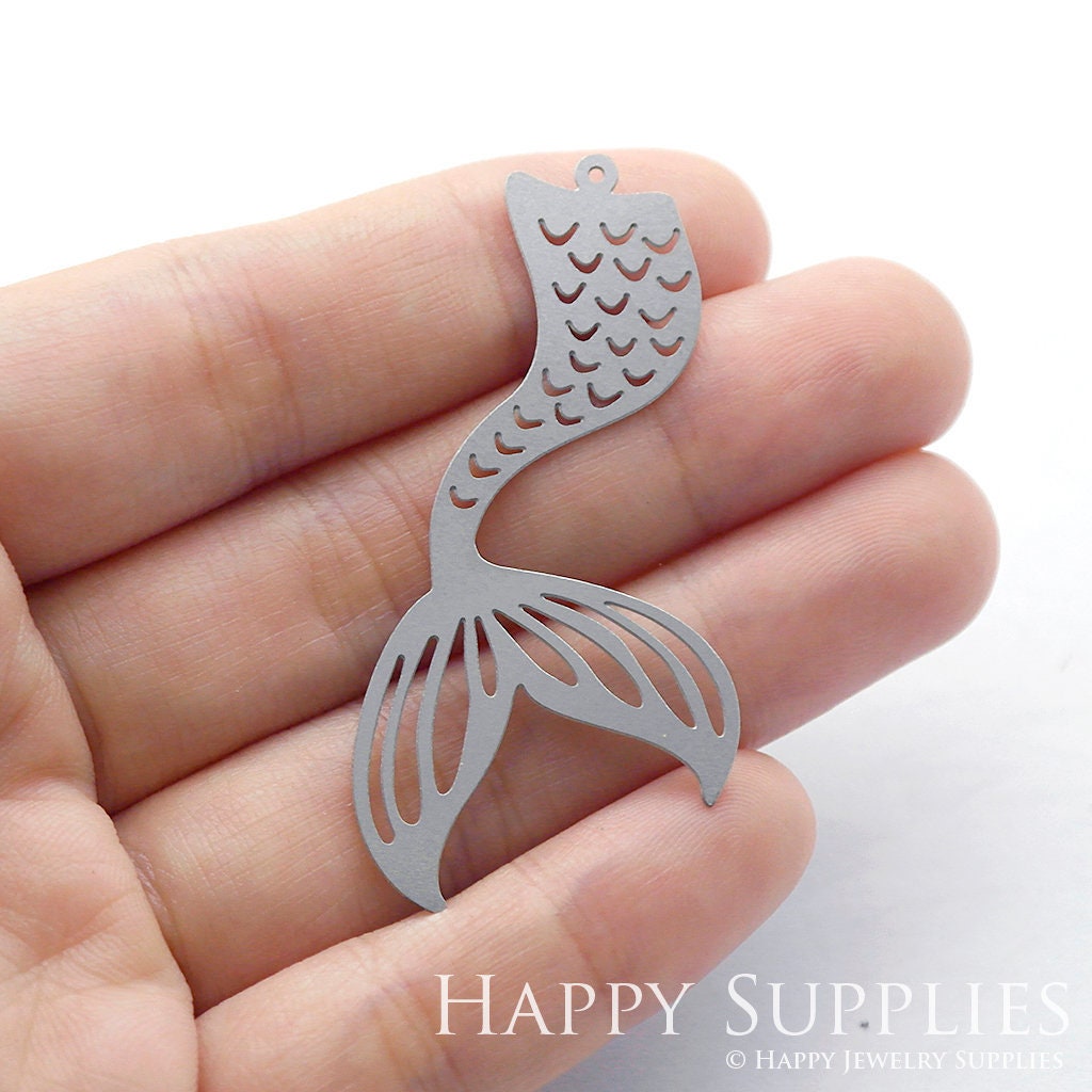 Mermaid Stainless Steel CharmFishtail Pendant Mermaid | Etsy