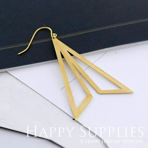 12pcs Triangle Pendant Charms / Connector With One Hole - Etsy