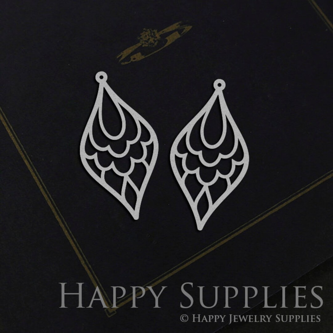 Geometric Teardrop Stainless Steel Charms, Teardrop Charms, Geometry ...