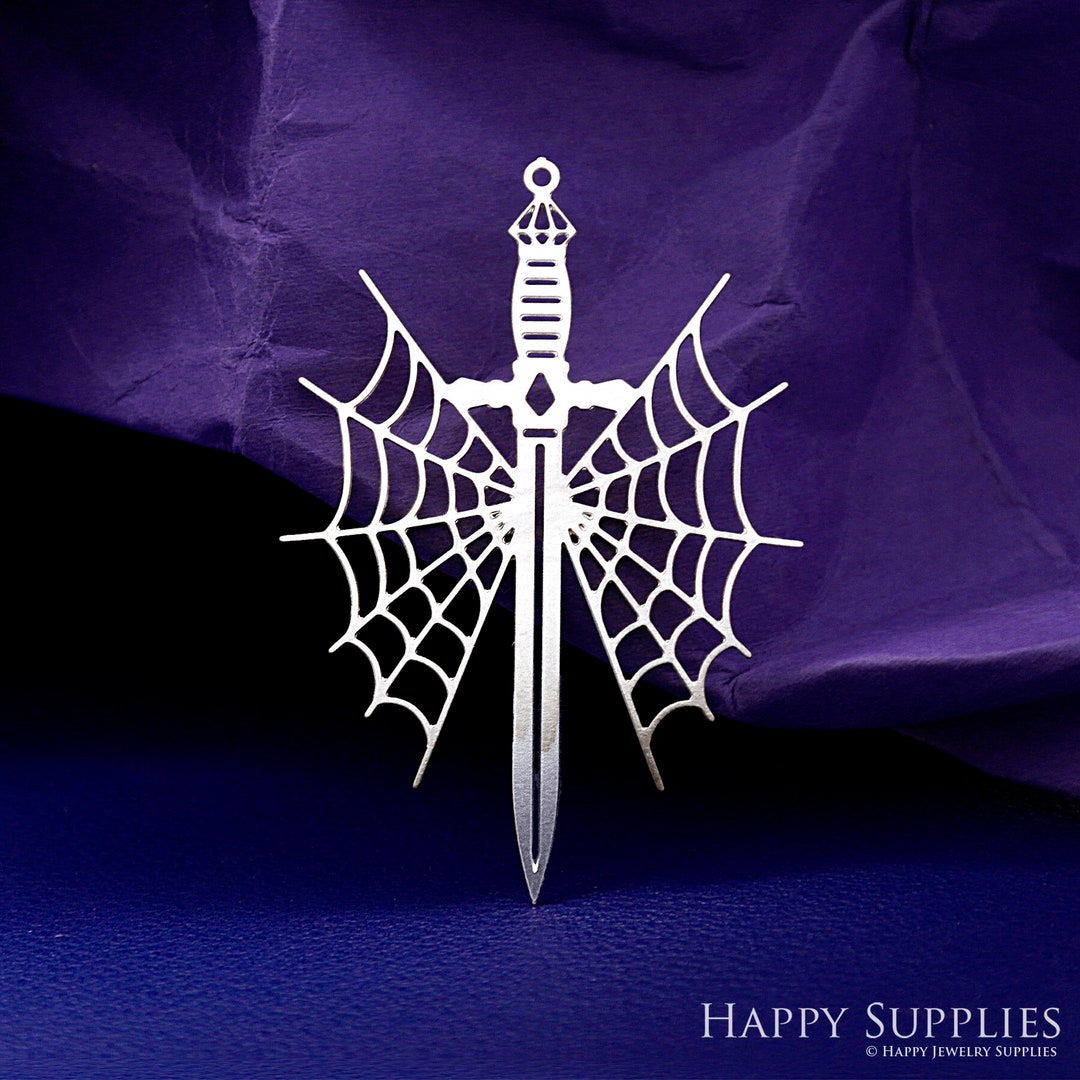 Stainless Steel Sword Charm, Sword With Net Pendant, Sword Charm ...