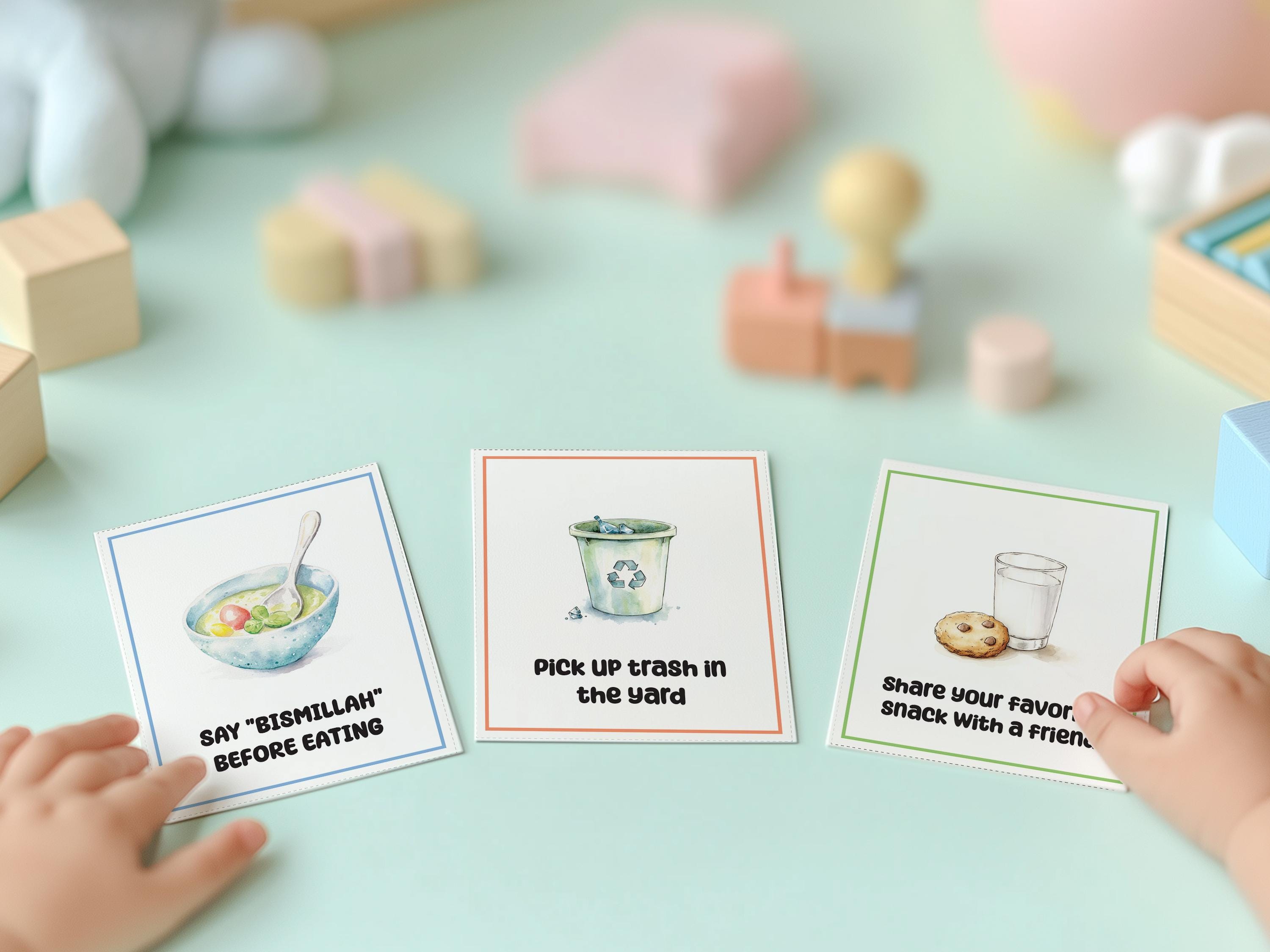 Printable Good Deed Cards - Ramadan Islamic Kindness Cards for Kids ...