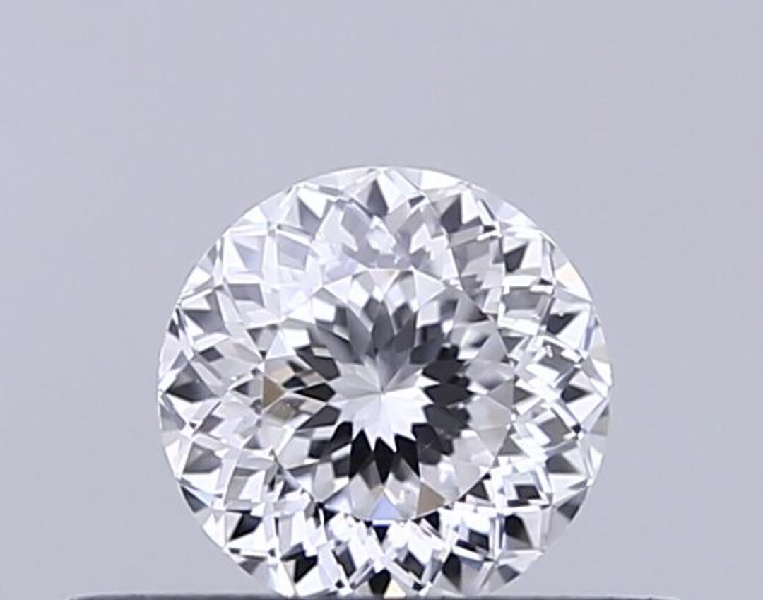 Brilliant Round Lab Diamond – Ideal-cut White Gem for Engagement or ...