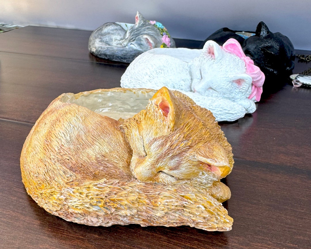 Cat Home Decor / Cat Trinket Dish / Jewelry Dish / Cat Jewelry Box ...