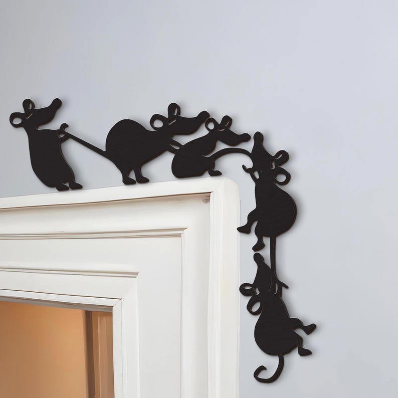 Witch Door Corner Sign: Halloween Wooden Home Decor - Etsy
