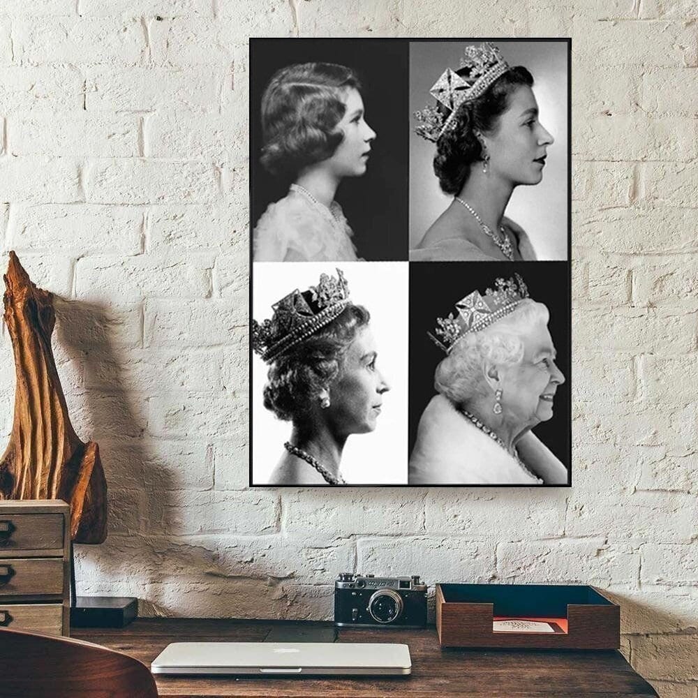 Queen Elizabeth II Poster, Queen Elizabeth Young Poster, Rip Queen ...