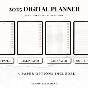2025 Minimalist Monthly Digital Planner,weekly & Self Care,goodnotes ...