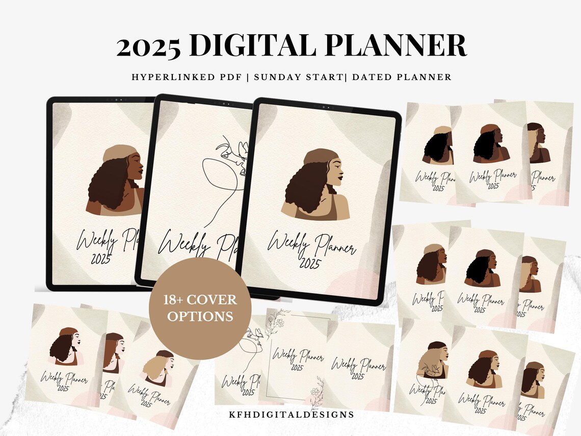 2025 Minimalist Monthly Digital Planner,weekly & Self Care,goodnotes ...