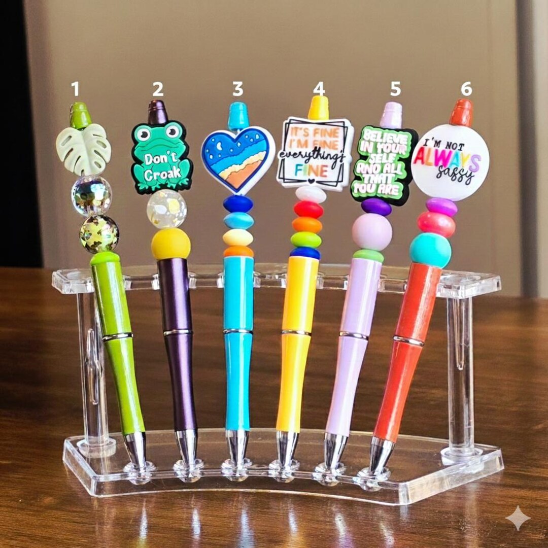 Beaded Pens – Cute Characters - Etsy