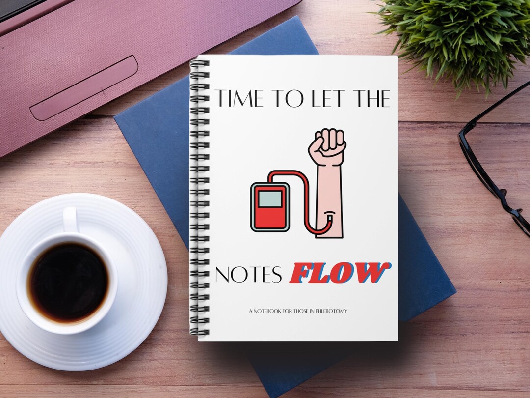 Phlebotomy Notebook, Phlebotomist Journal, Blood Draw Notes ...